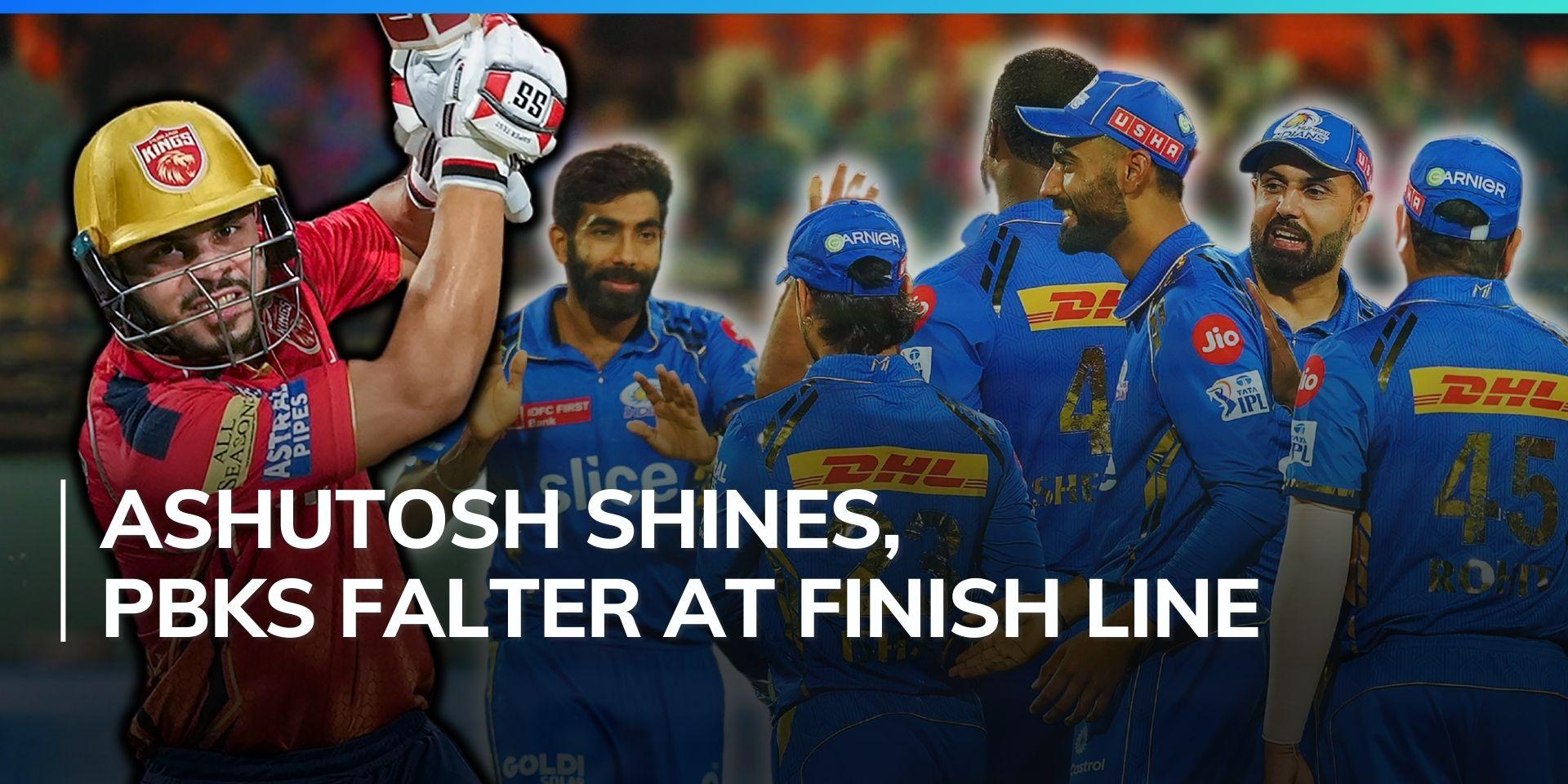 IPL 2024: Ashutosh Sharma‘s incredible knock in vain as MI survive massive scare to beat PBKS ...
