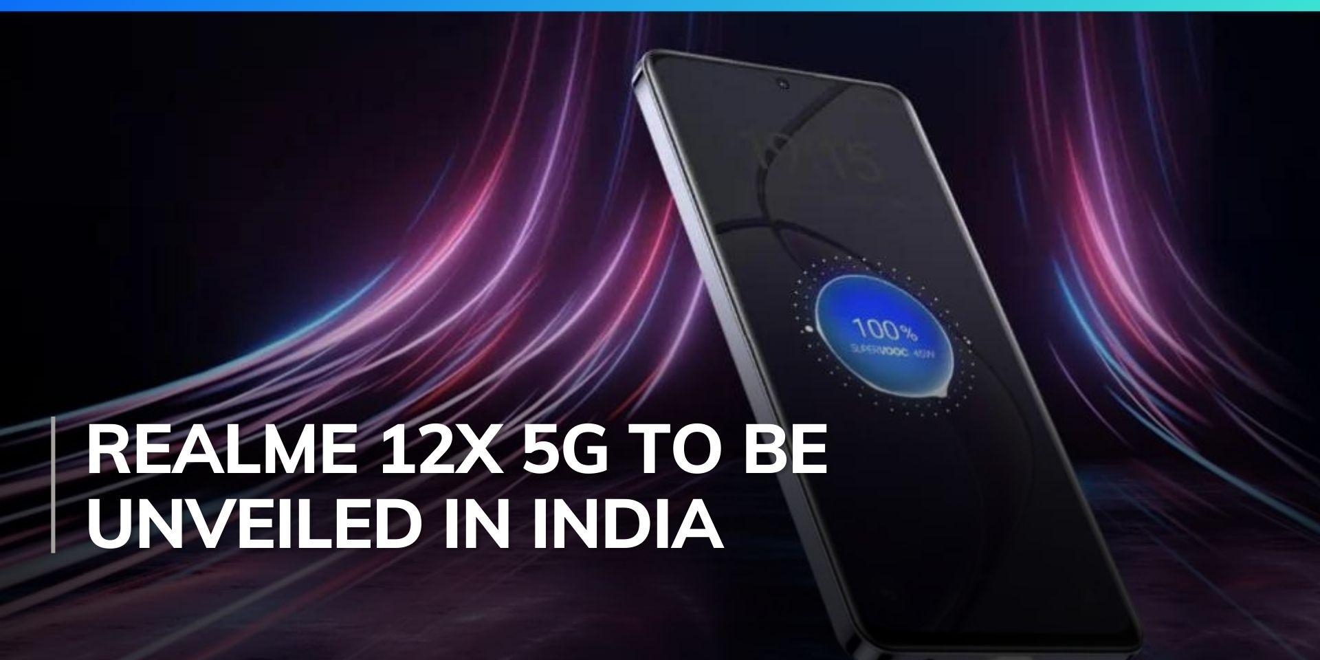 Realme 12X 5G India launch announced, details of unveiling event shared along with specs and ...