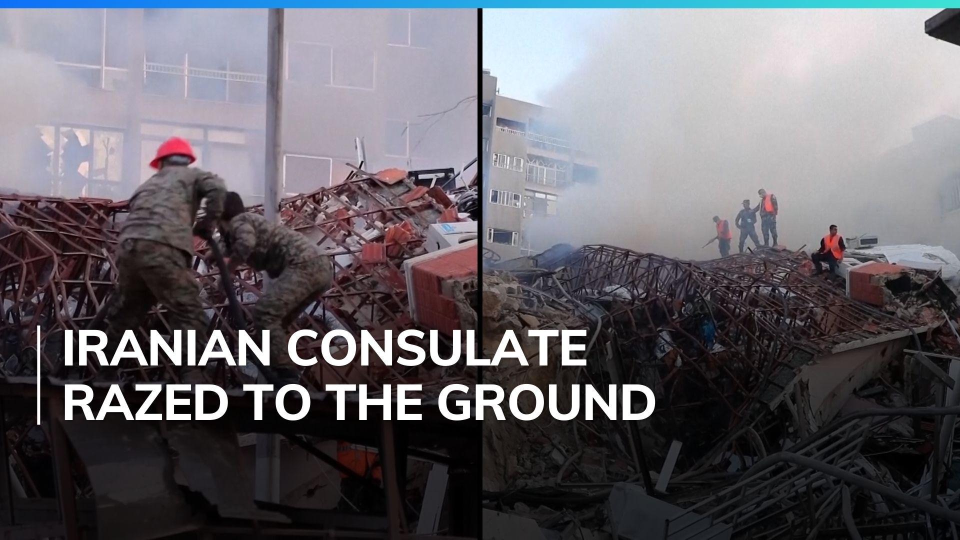 Israeli strike on Iran‘s consulate in Syria killed two generals ...