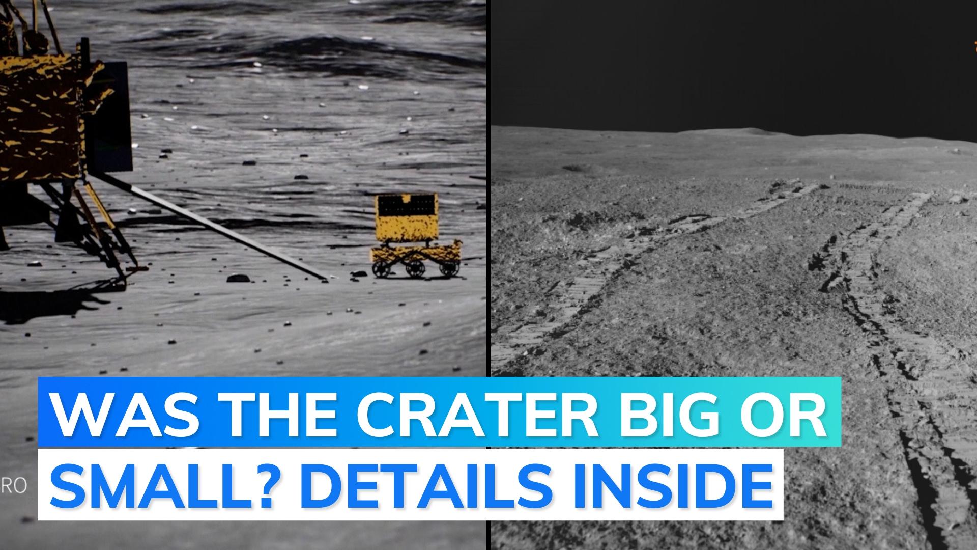 Chandrayaan-3 | Pragyan rover encounters first crater on lunar surface ...