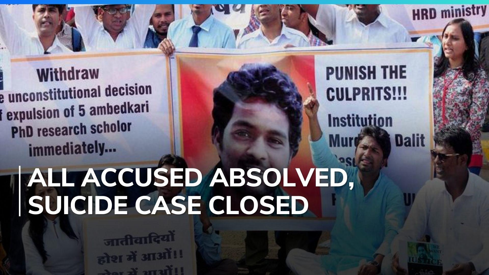 Rohith Vemula not a Dalit, says Telangana police in closure report ...