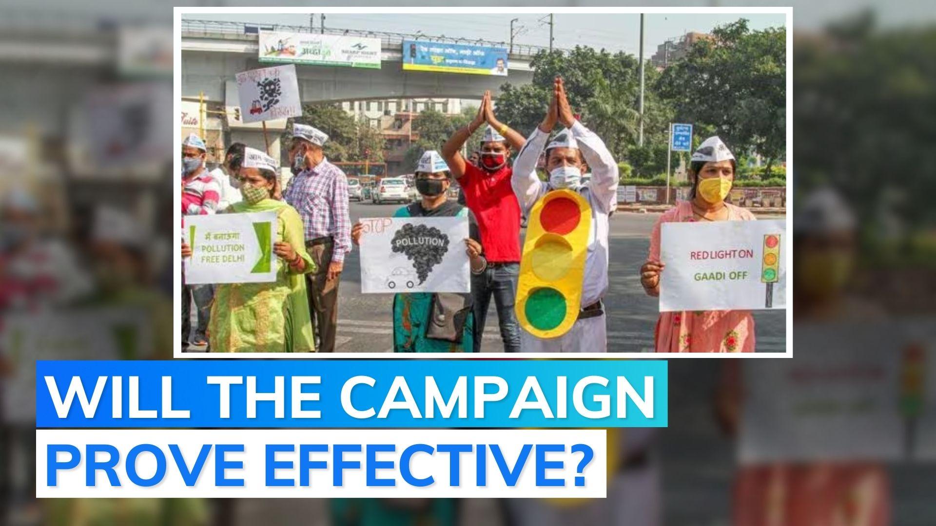 Delhi pollution: ‘Red light on Gaadi off’ campaign returns in city from ...