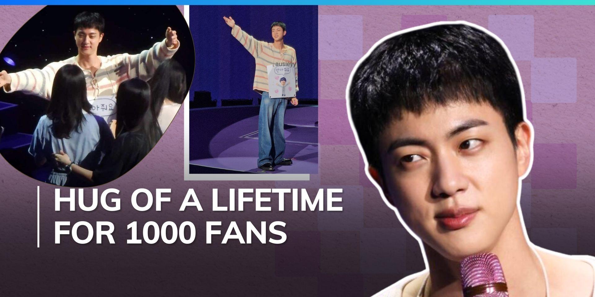 Watch: BTS FESTA 2024 celebrations kick off with Jin’s free hug event, ARMYs get emotional ...