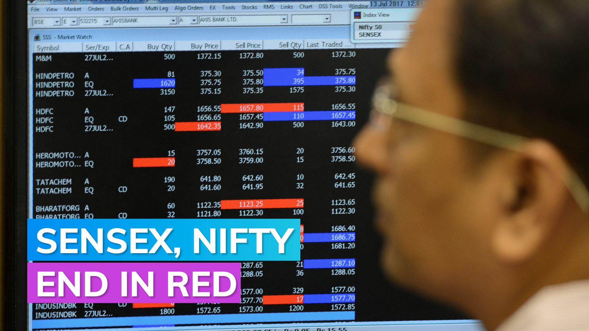 Sensex falls 379 pts, Nifty nears 21,650; these stocks among the winners | Editorji