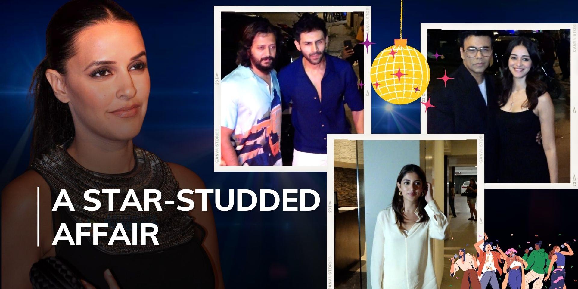 Neha Dhupia-Angad Bedi’s housewarming party: Karan Johar, Ananya Panday ...