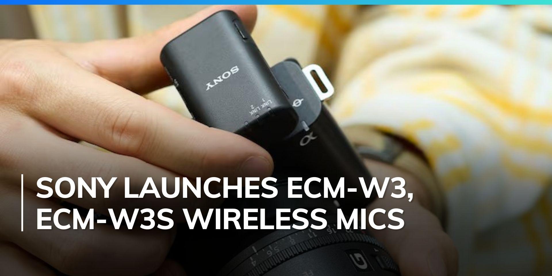 Sony India Launches ECM-W3 and ECM-W3S Wireless Microphones, Check features, price, where to buy ...