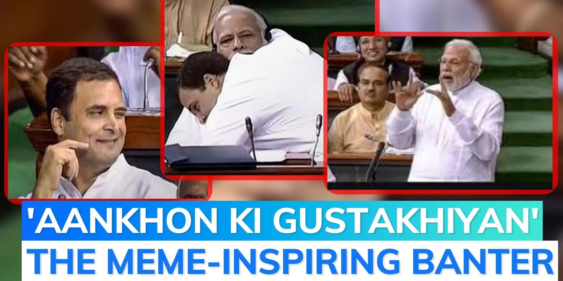 Hug, wink and taunt: recapping 2018 no confidence motion against Modi ...