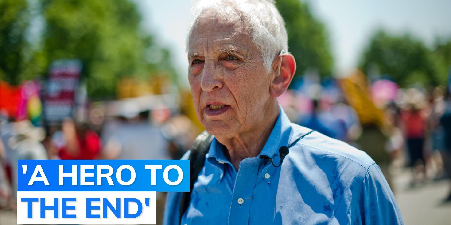 World renowned whistleblower Daniel Ellsberg died on Friday at the age ...