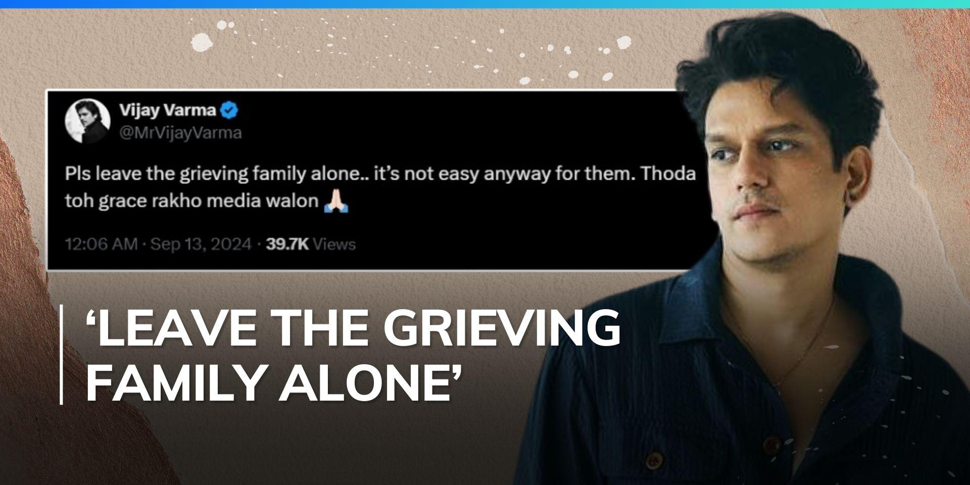 Vijay Varma Slams Paparazzi After Malaika Arora’s Dad’s Death: ‘Thoda ...