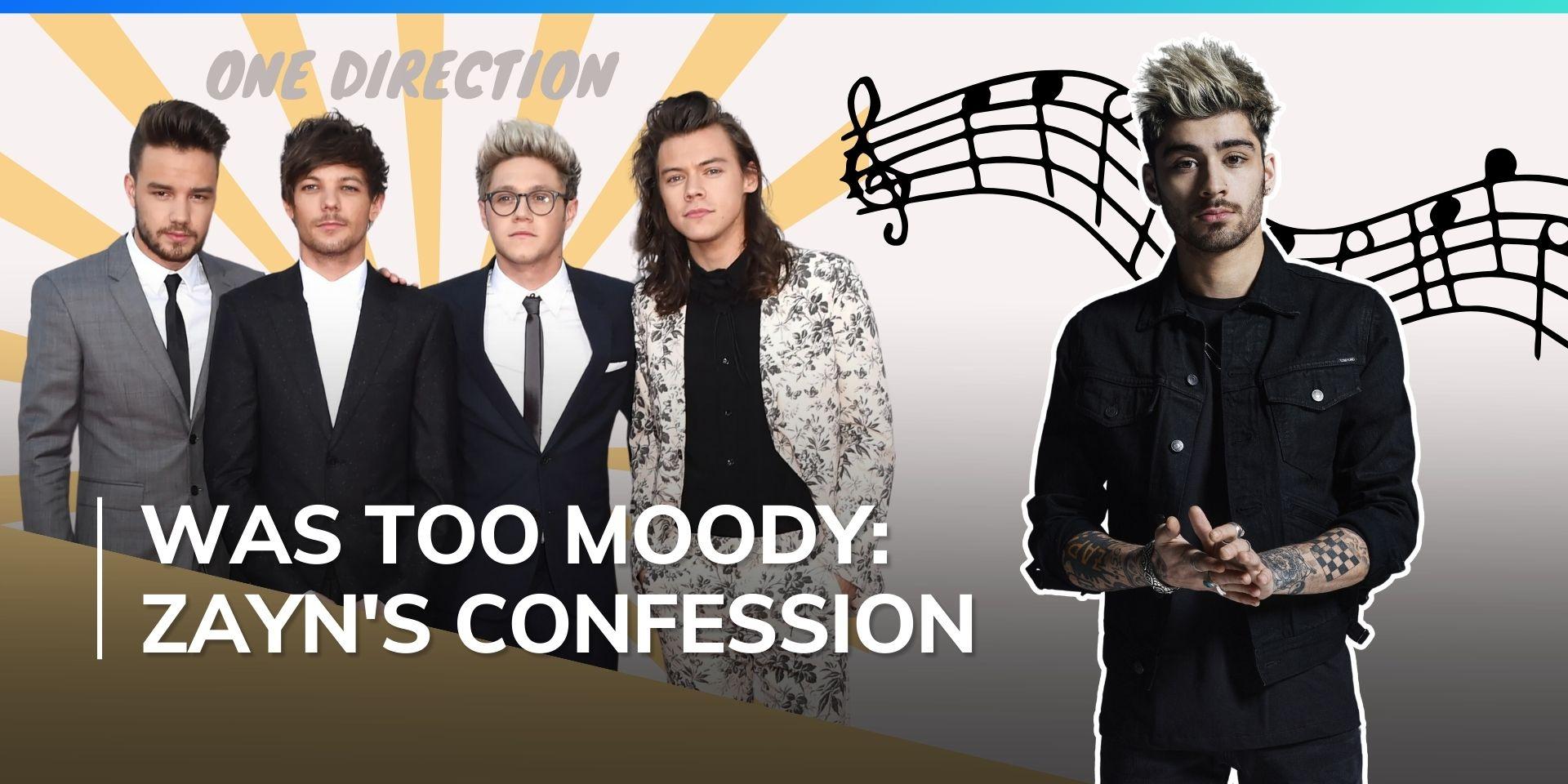 Zayn Malik says he regrets not appreciating his time with One Direction ... Zayn Malik says he regrets not appreciating his time with One Direction ...