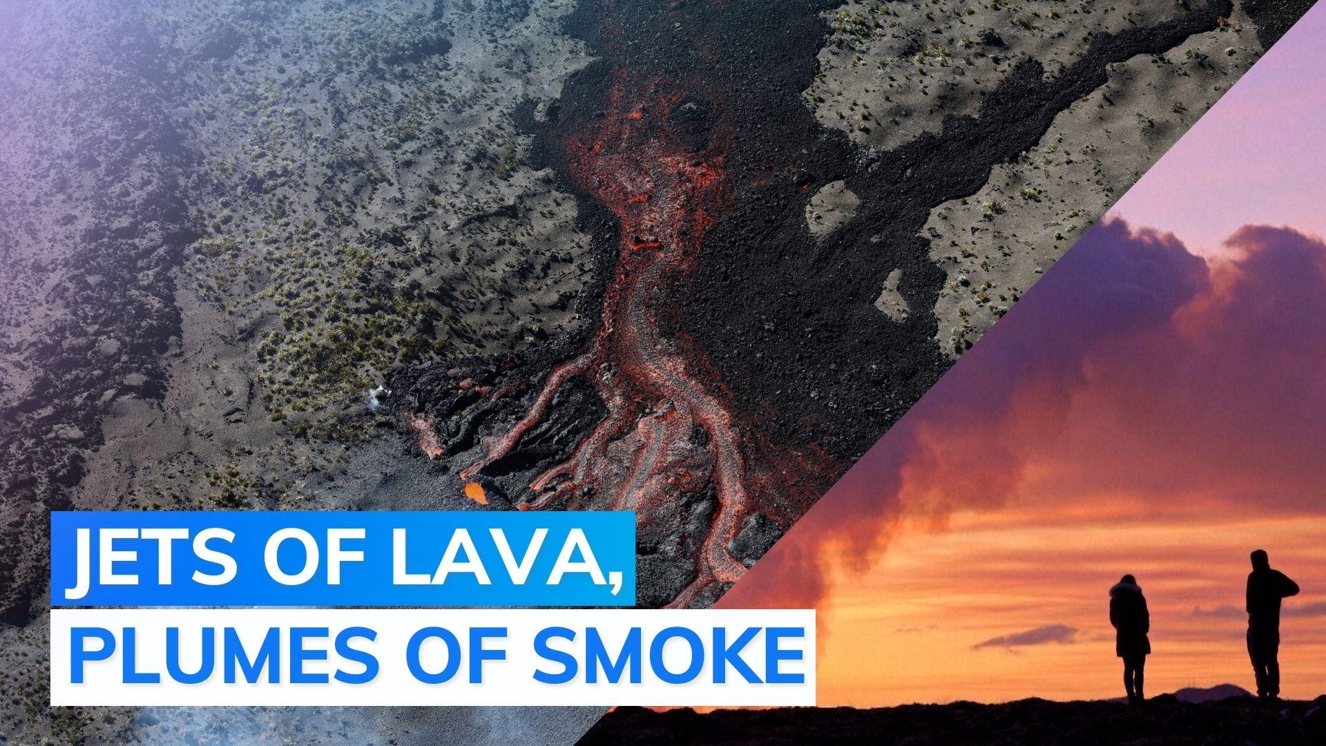 Watch: volcano erupts in Iceland, homes on fire as lava reaches village ...