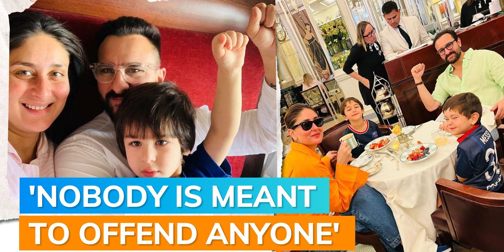 Kareena Kapoor addresses Taimur’s name controversy; says ‘I got into a ...