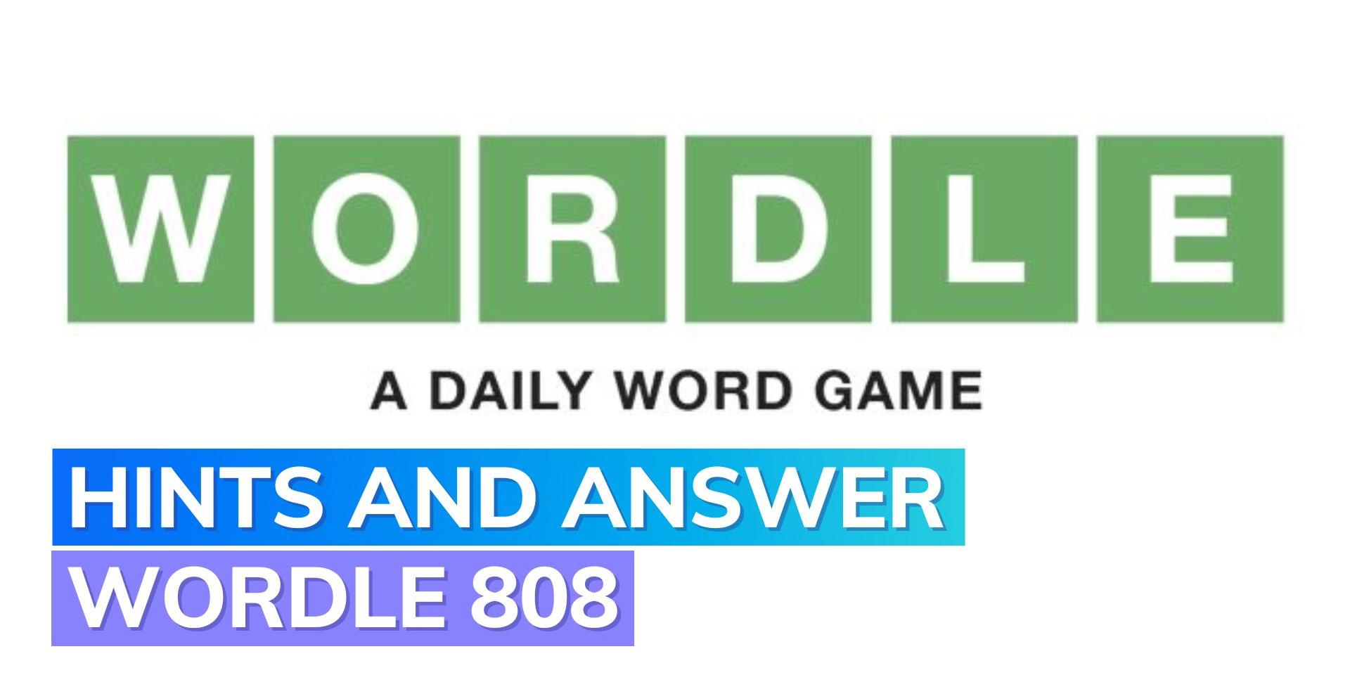 Wordle 808 Hints and Answer for Today, September 5, 2023: Check clues and solution for today’s ...