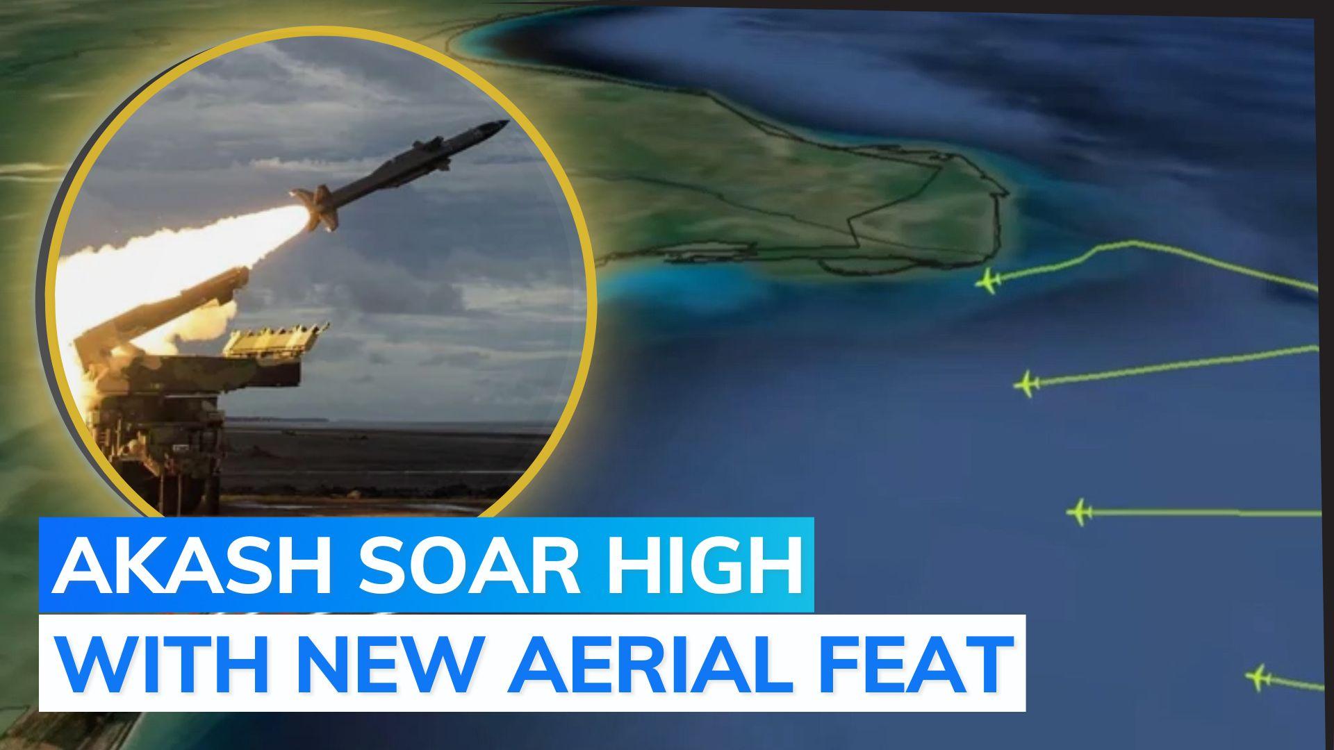 Indian Akash air defence missile system destroys 4 targets ...