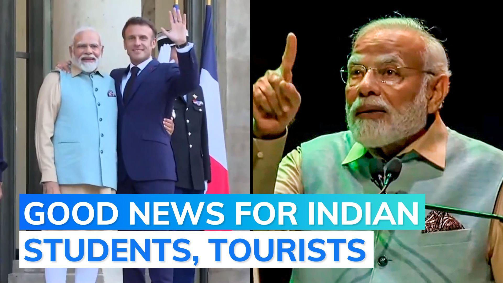 Modi in France: From UPI to work visas, big ticket announcements by PM ...