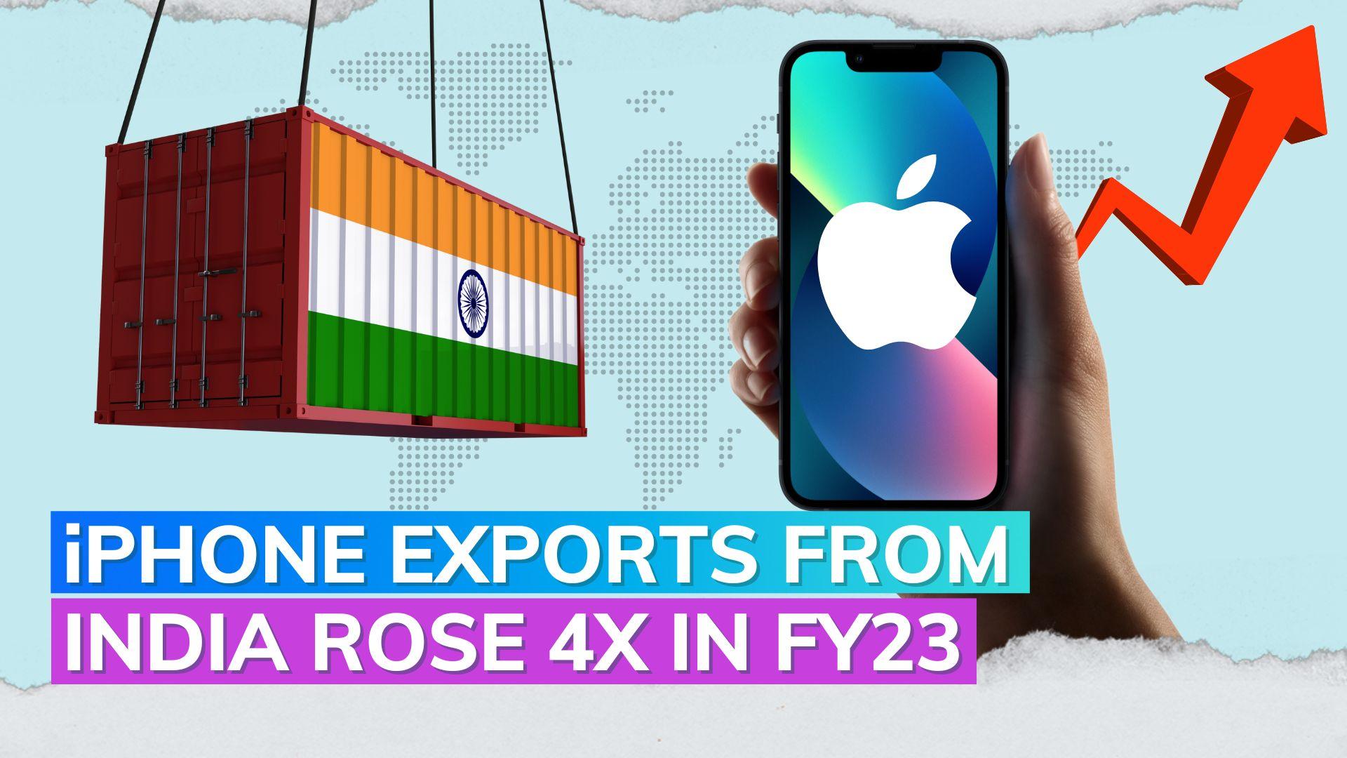 iPhone exports in FY23 increase by 4 times to reach $5 billion | Editorji