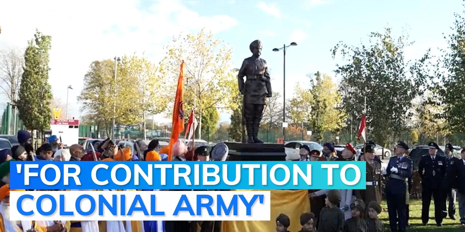 UK unveils Sikh soldier‘s statue to honour services during WW1 | Editorji