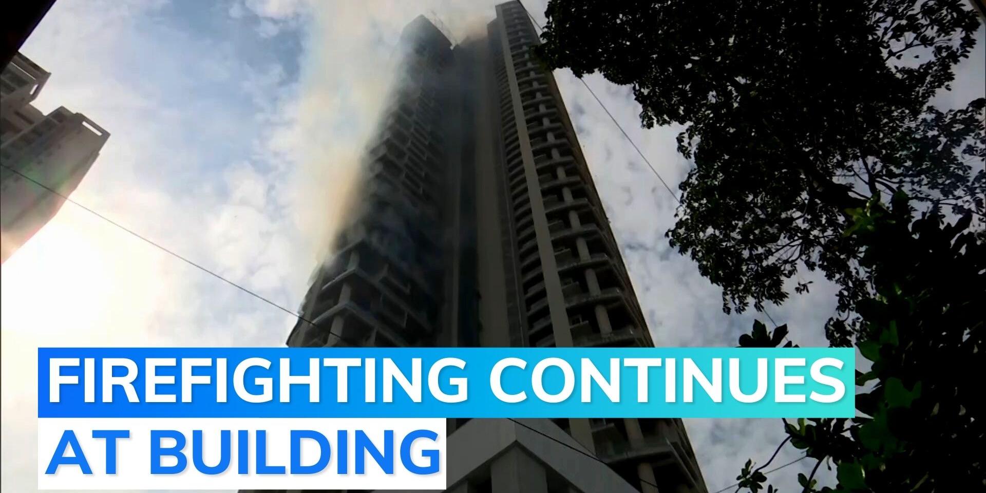 Mumbai | Massive fire at multi-storey residential building; no injury ...