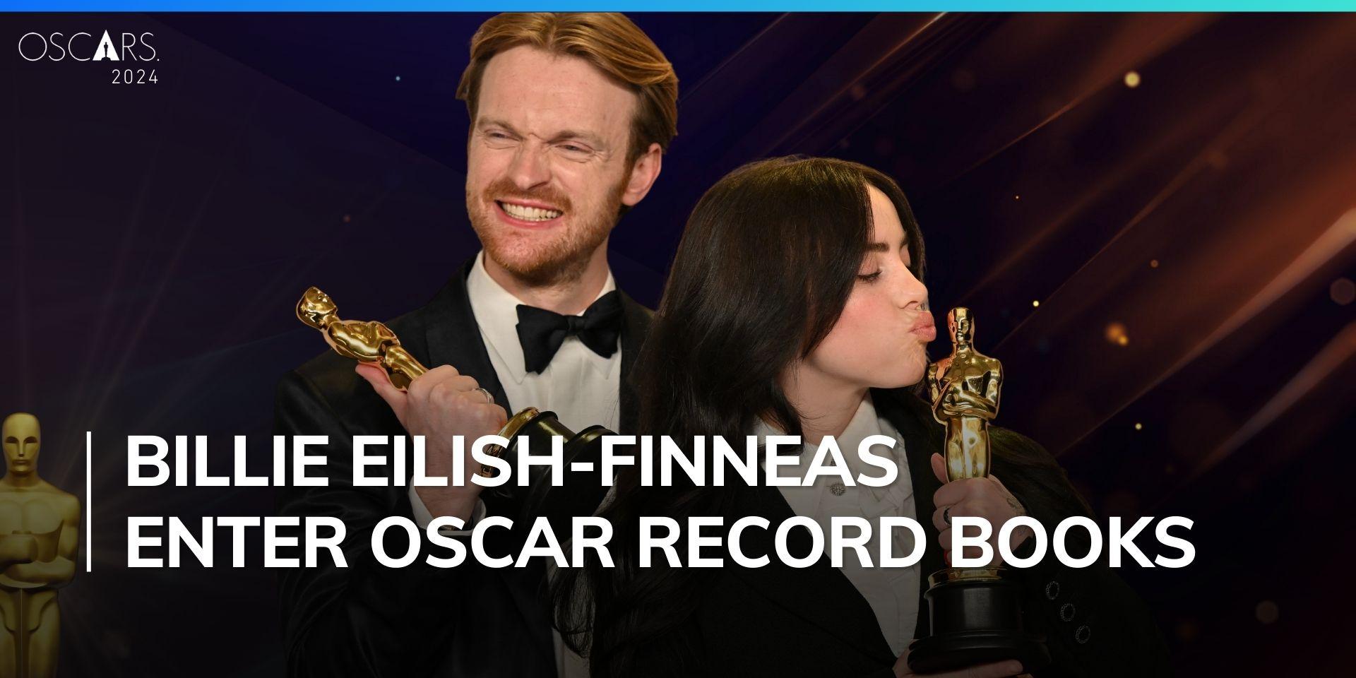 Oscars 2024: Billie Eilish & Finneas O’Connell make history as youngest ...