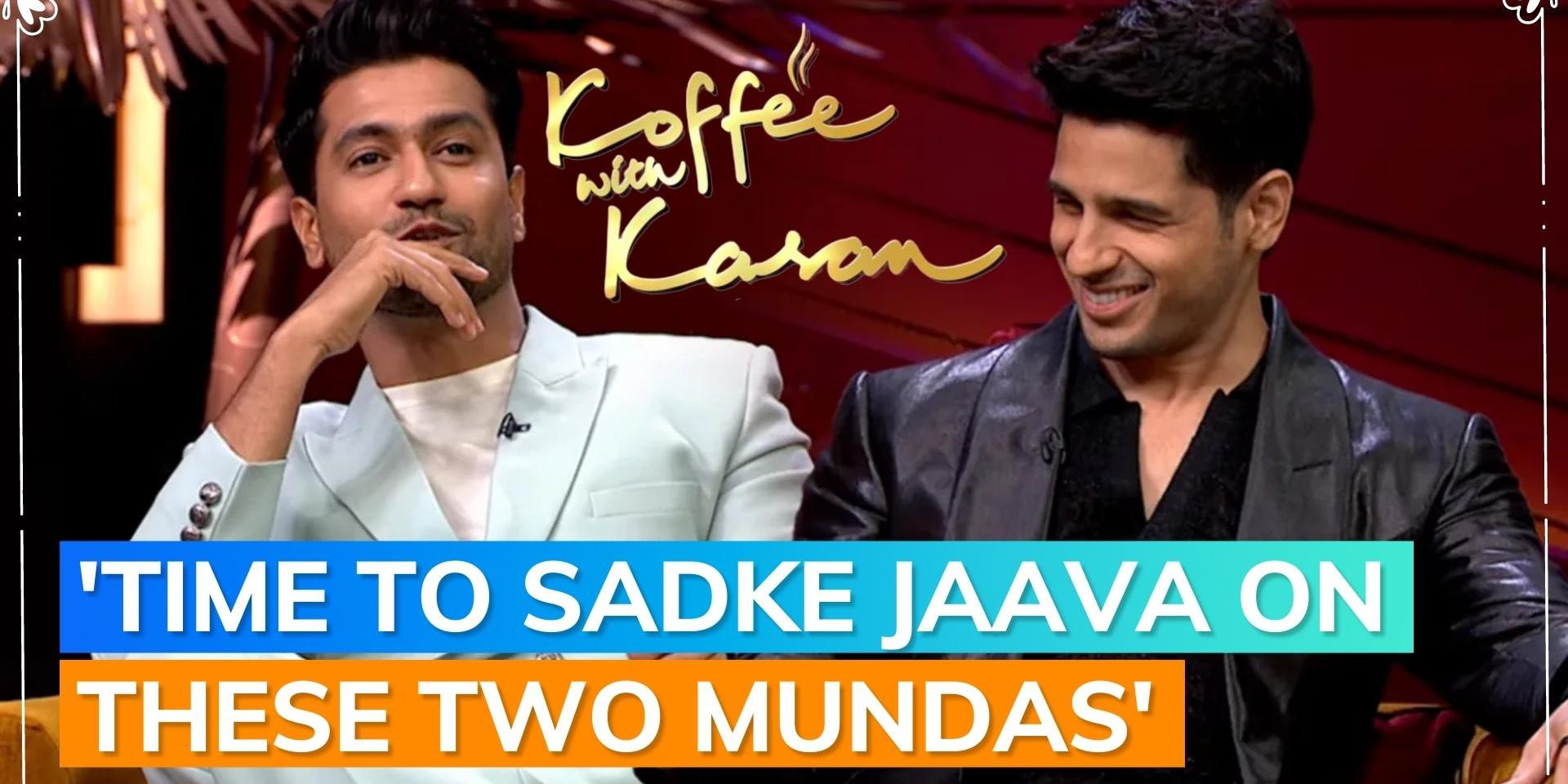 ‘koffee With Karan 7 Twitter Reaction Vicky Kaushal And Sidharth
