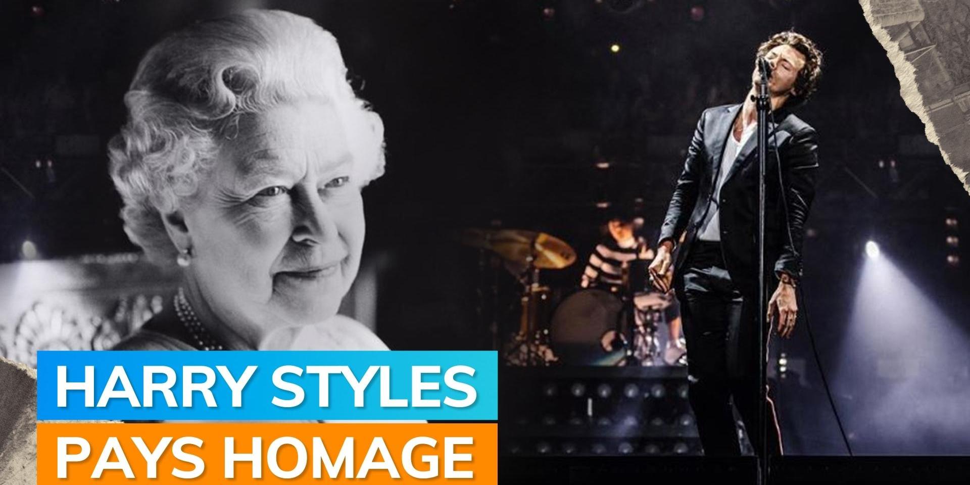 Queen Elizabeth II death: Singer Harry Styles honoured the Queen during ...