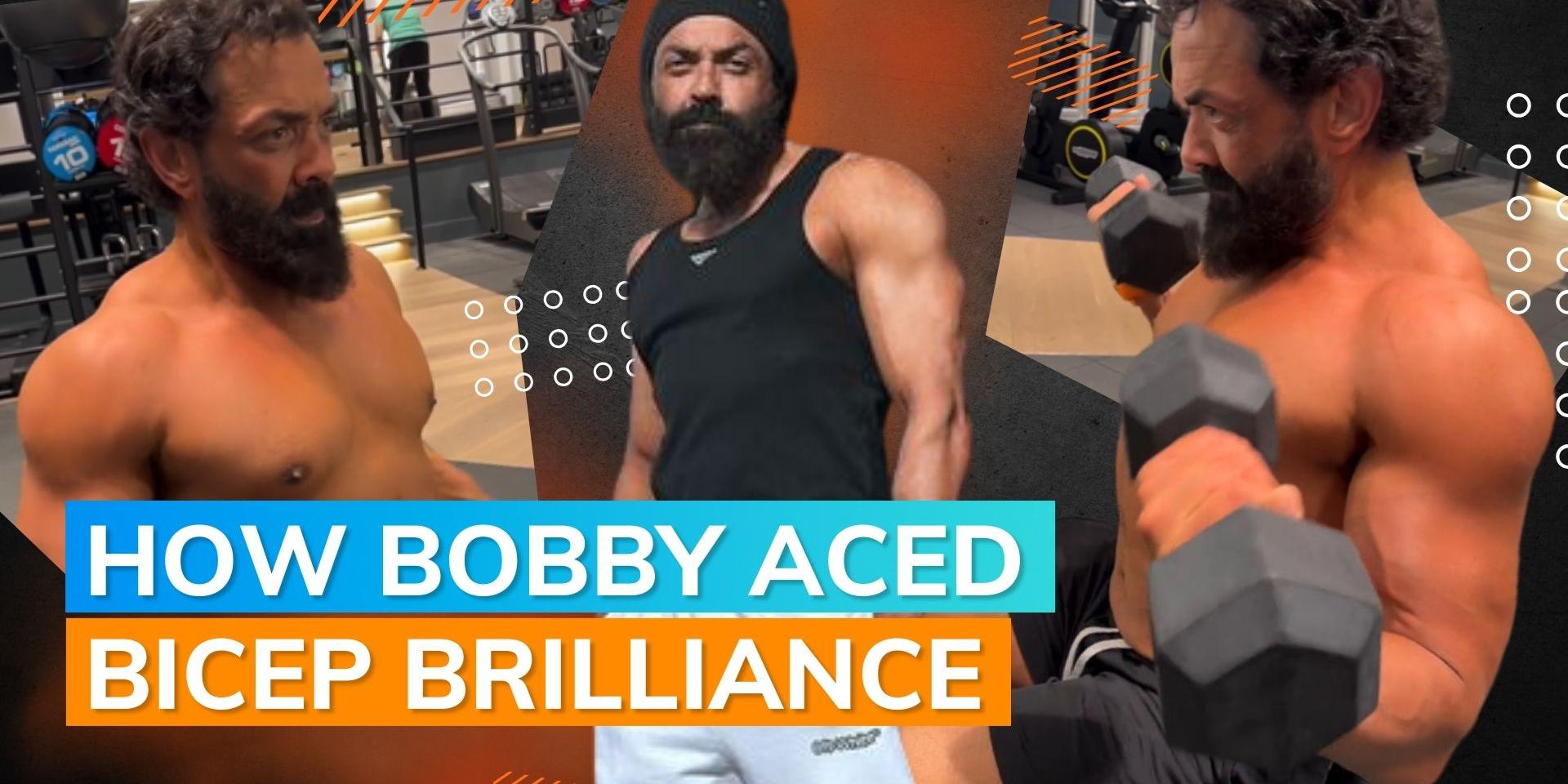 ‘Animal’ star Bobby Deol sets the bar high with intense bicep curl ...