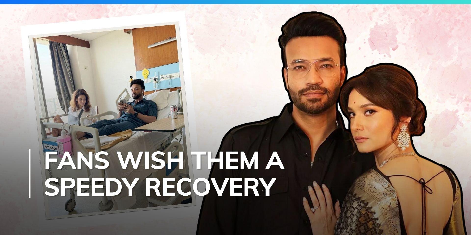 Ankita Lokhande shares pics with Vicky Jain as he gets hospitalised ...