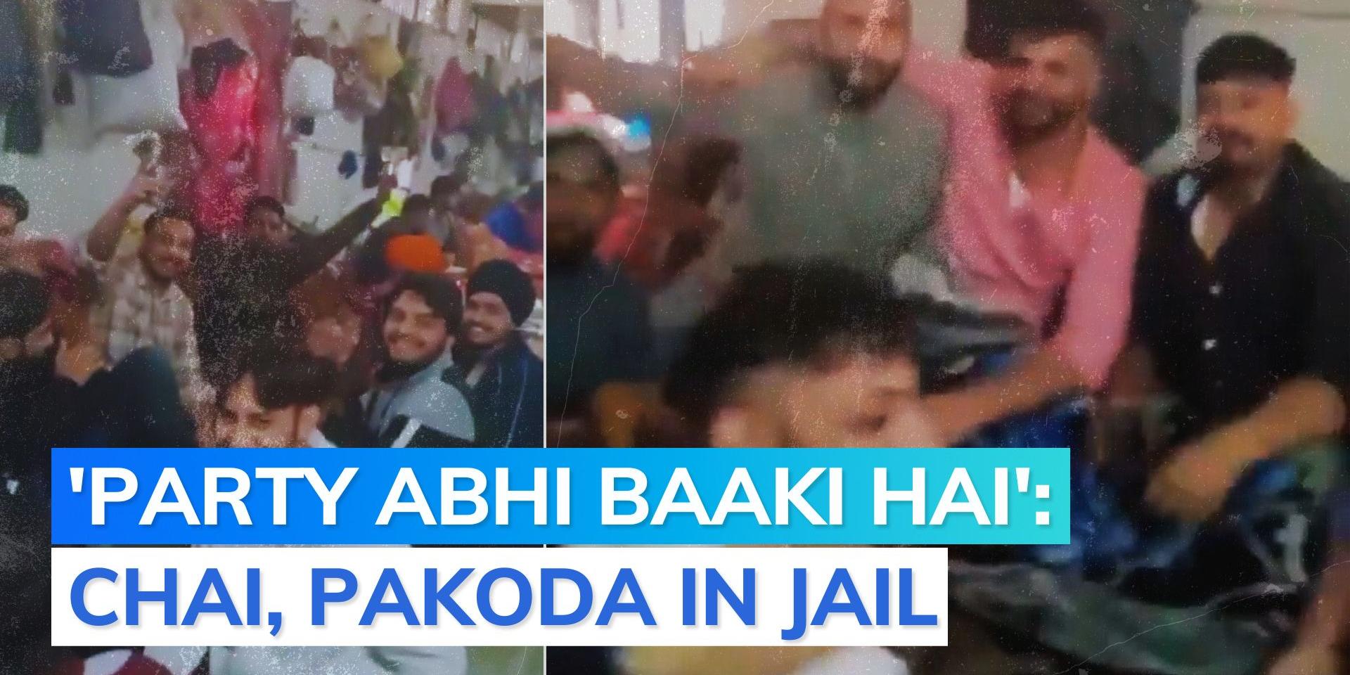 Watch: Prisoners have chai, pakoda in viral birthday bash video inside ...