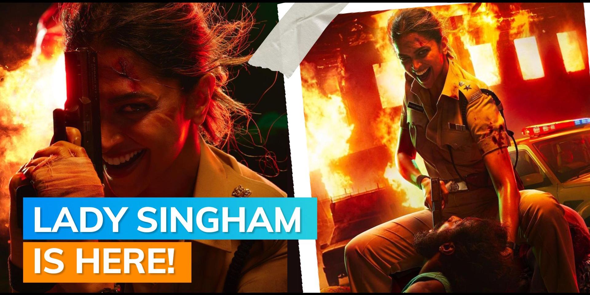 Singham Again: Deepika Padukone shares 1st look as Lady Cop Shakti ...