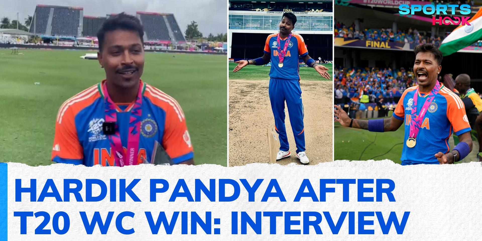 Hardik Pandya interview: India vice-captain on winning T20 World Cup ...