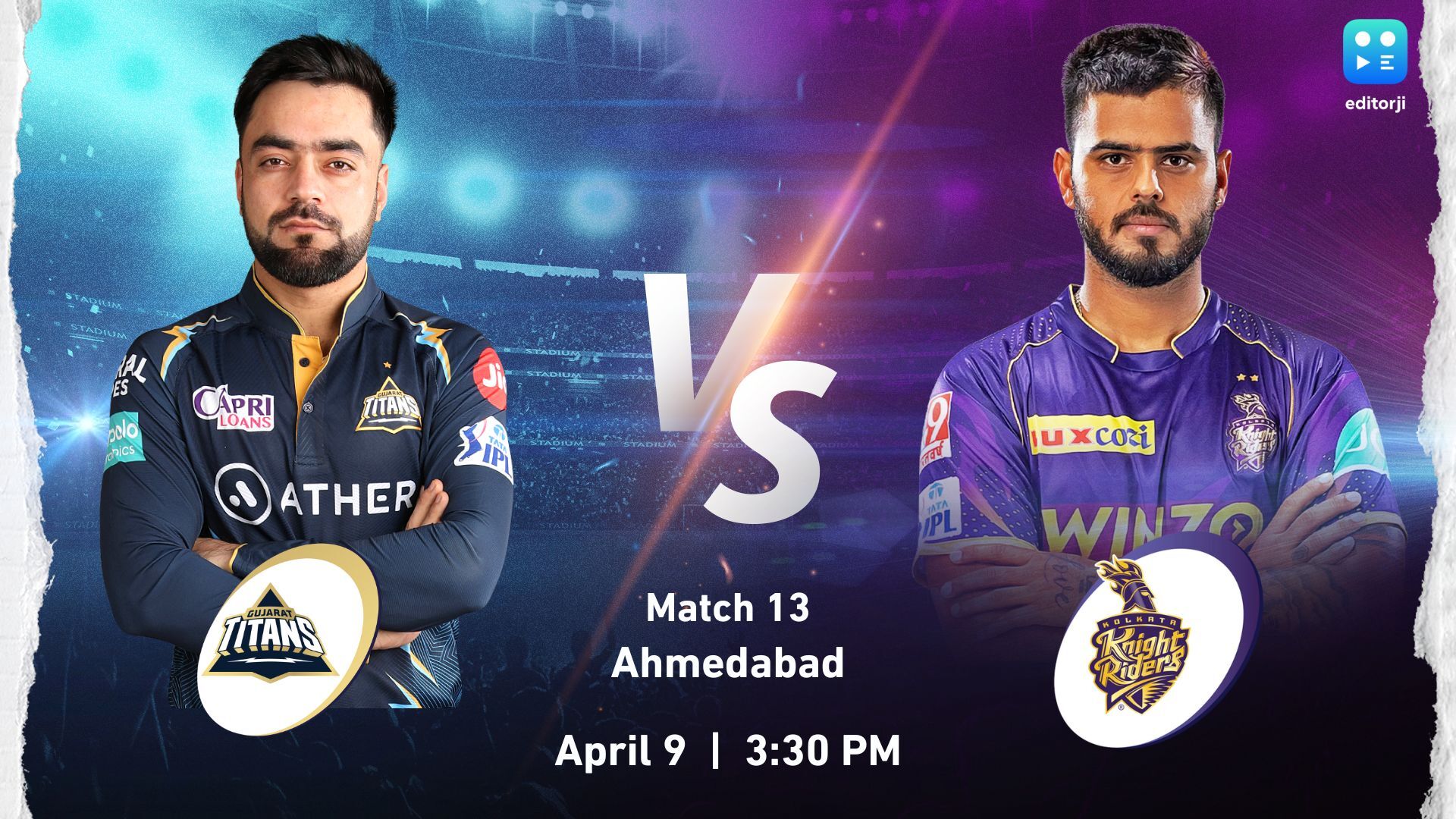 IPL 2023: Rashid Khan to lead GT in Hardik‘s absence, wins toss vs KKR ...