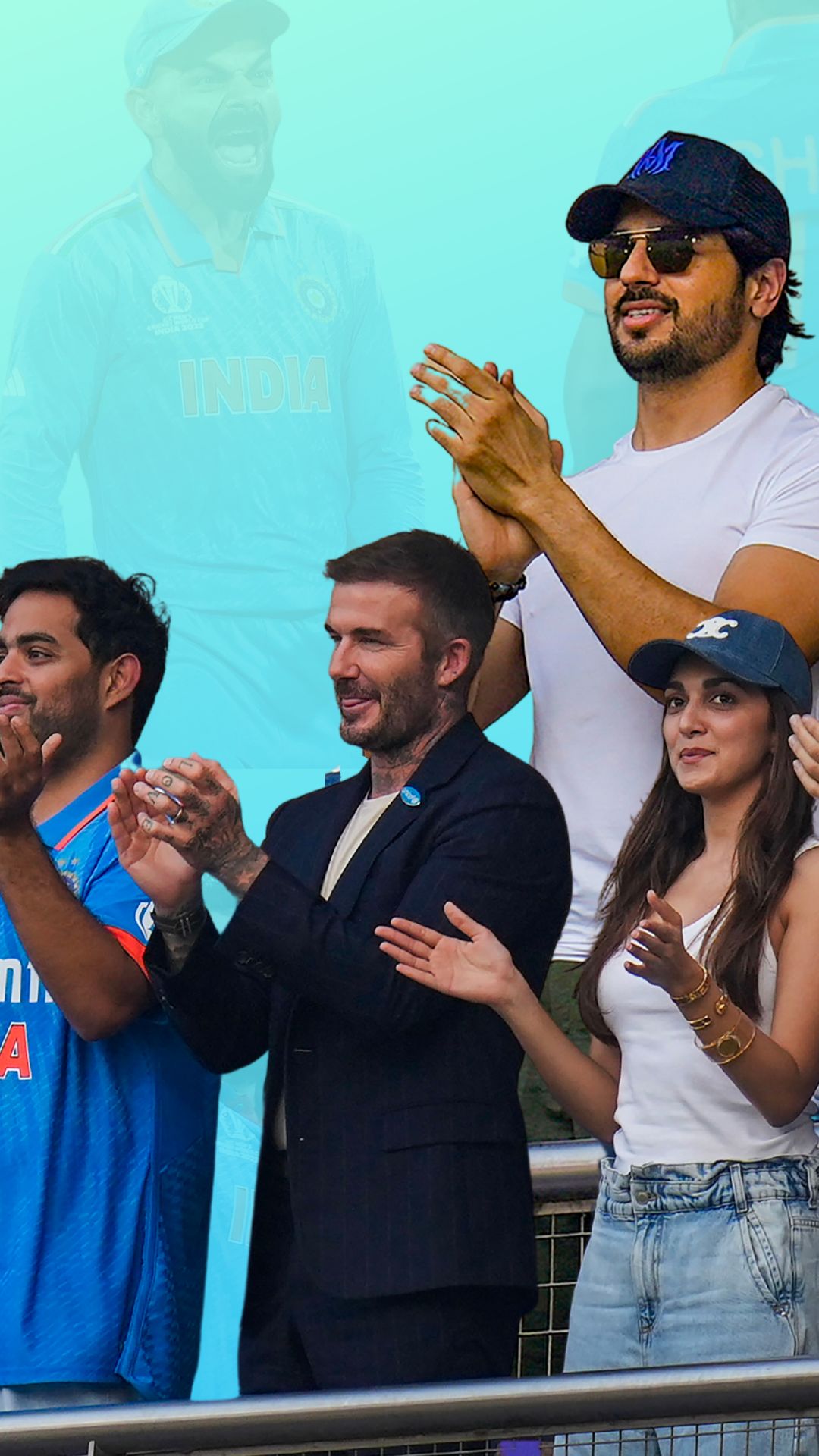 India vs NZ World Cup semi-final: celebs at Wankhede stadium