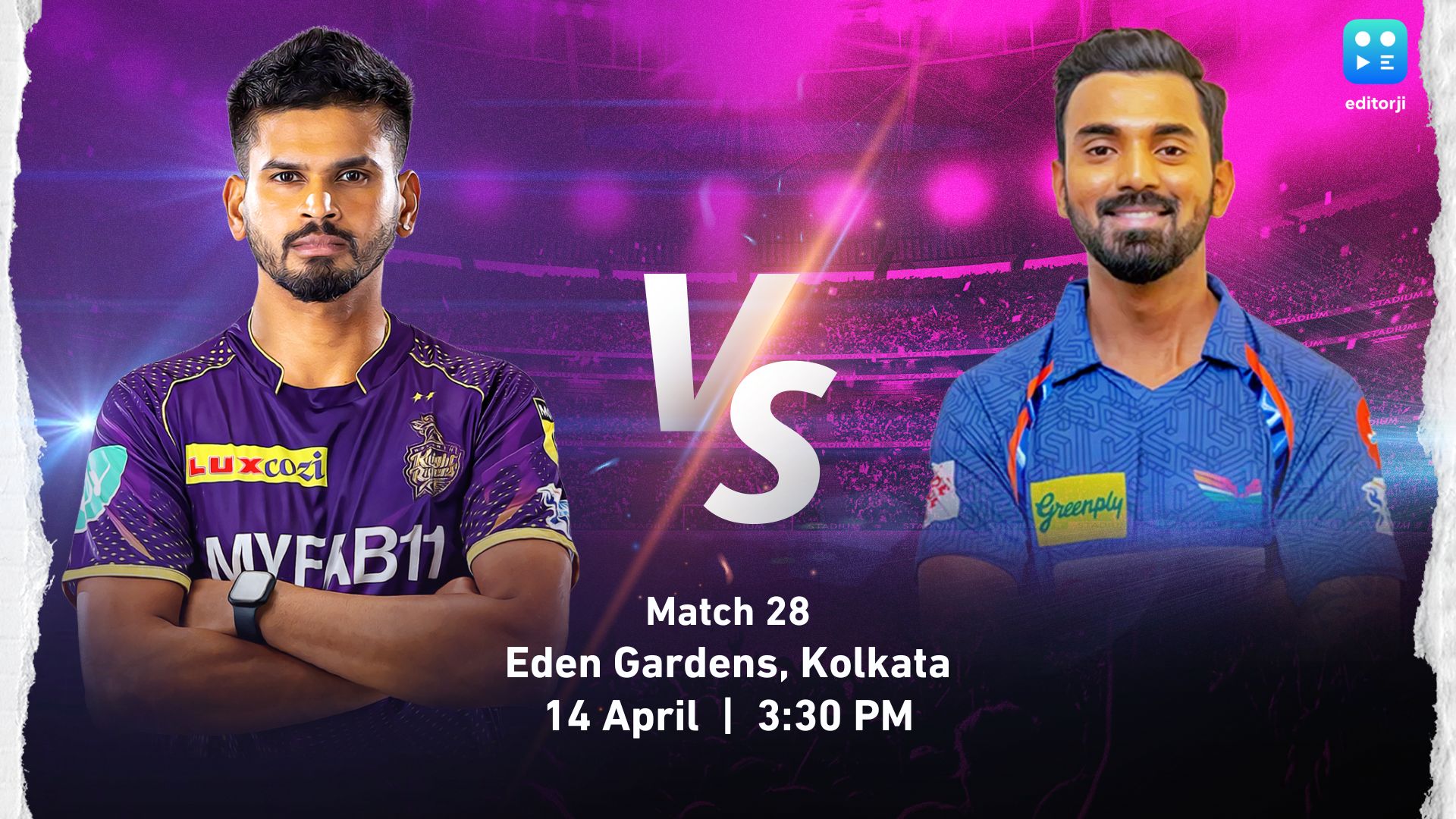 IPL 2024: KKR vs LSG: Shreyas Iyer wins toss, hosts to bowl first | Editorji