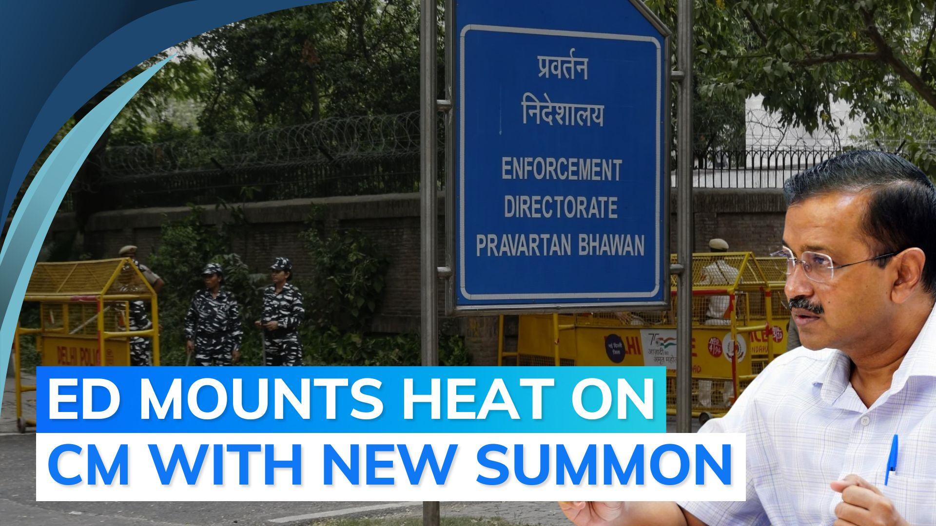 ED summons Delhi CM Kejriwal in liquor policy case | Editorji