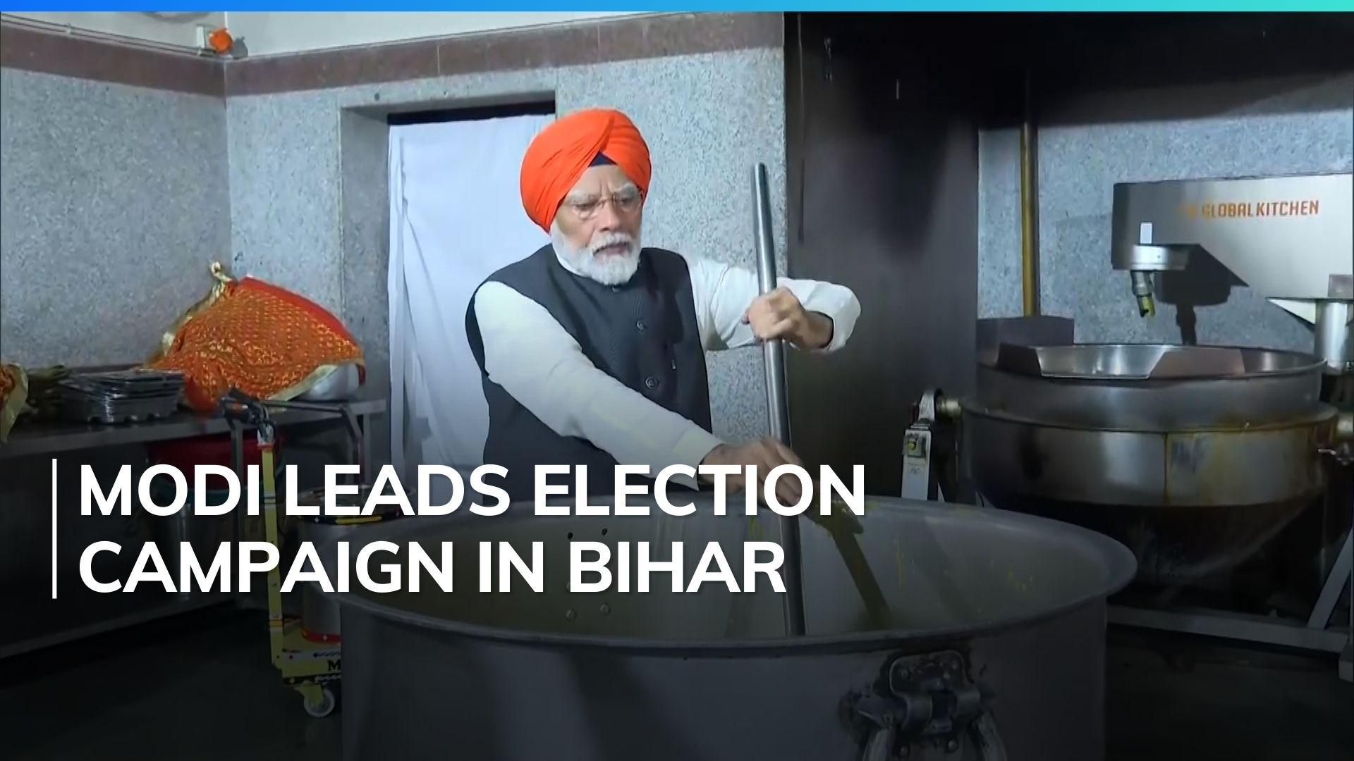 PM Modi serves langar at Gurudwara Patna Sahib | Editorji