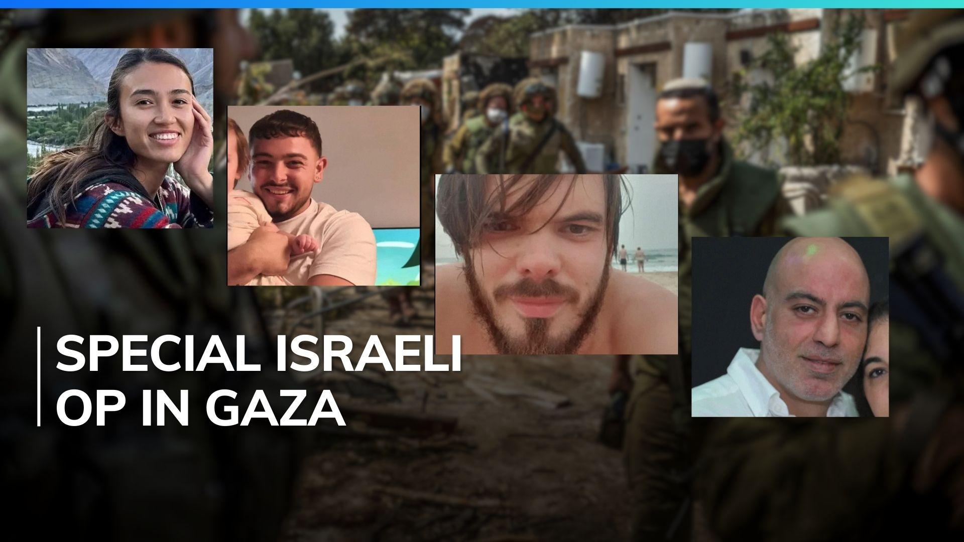 Israel rescues 4 hostages kidnapped in Hamas‘ October 7 attack | Editorji