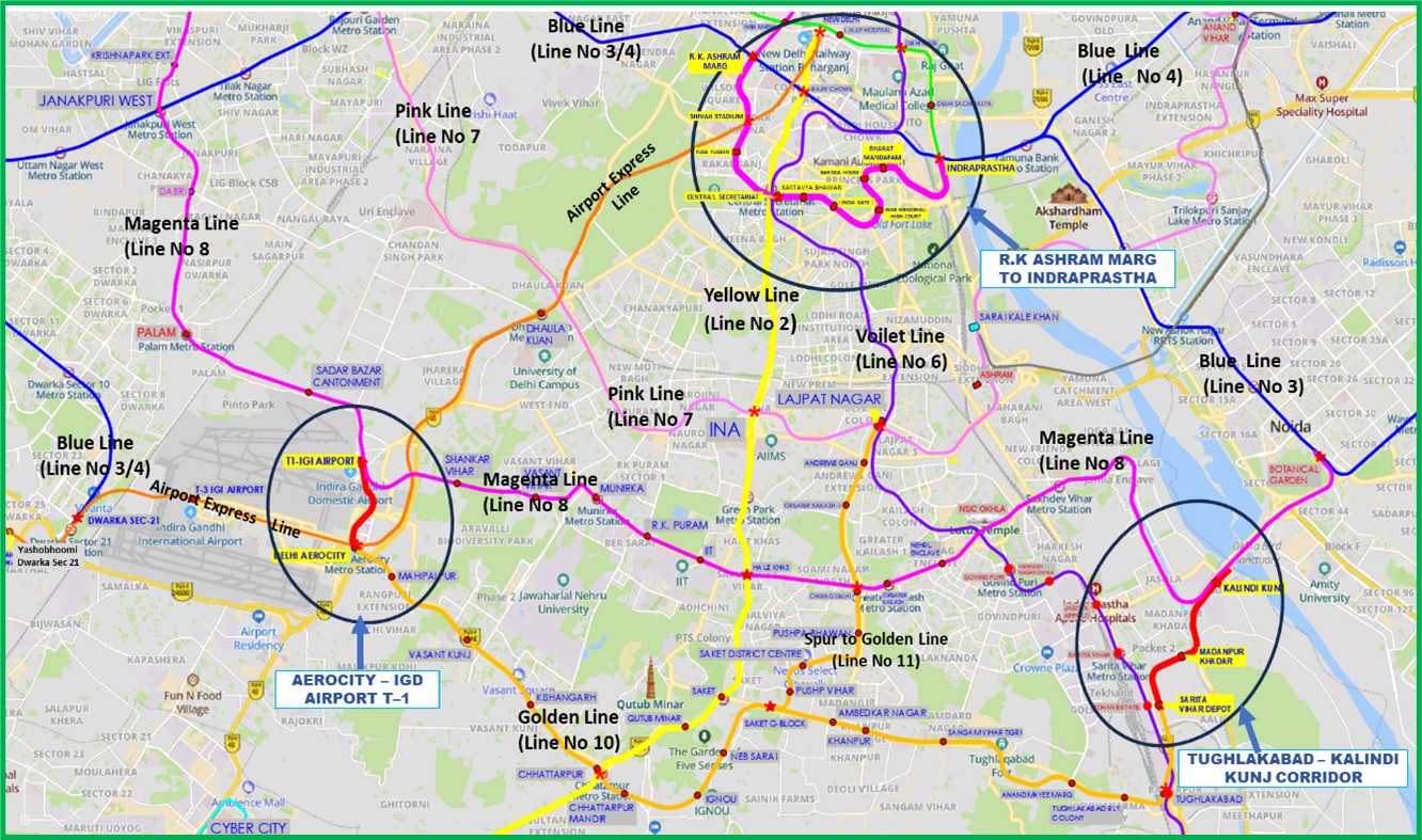 Cabinet clears Delhi Metro Phase 5A project worth Rs 12,015 crore ...
