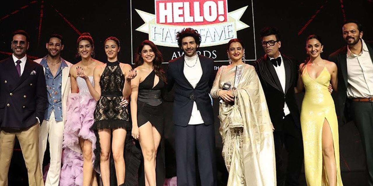 Hello! Hall of Fame Awards 2022: Akshay Kumar, Kriti Sanon, Karan Johar ...