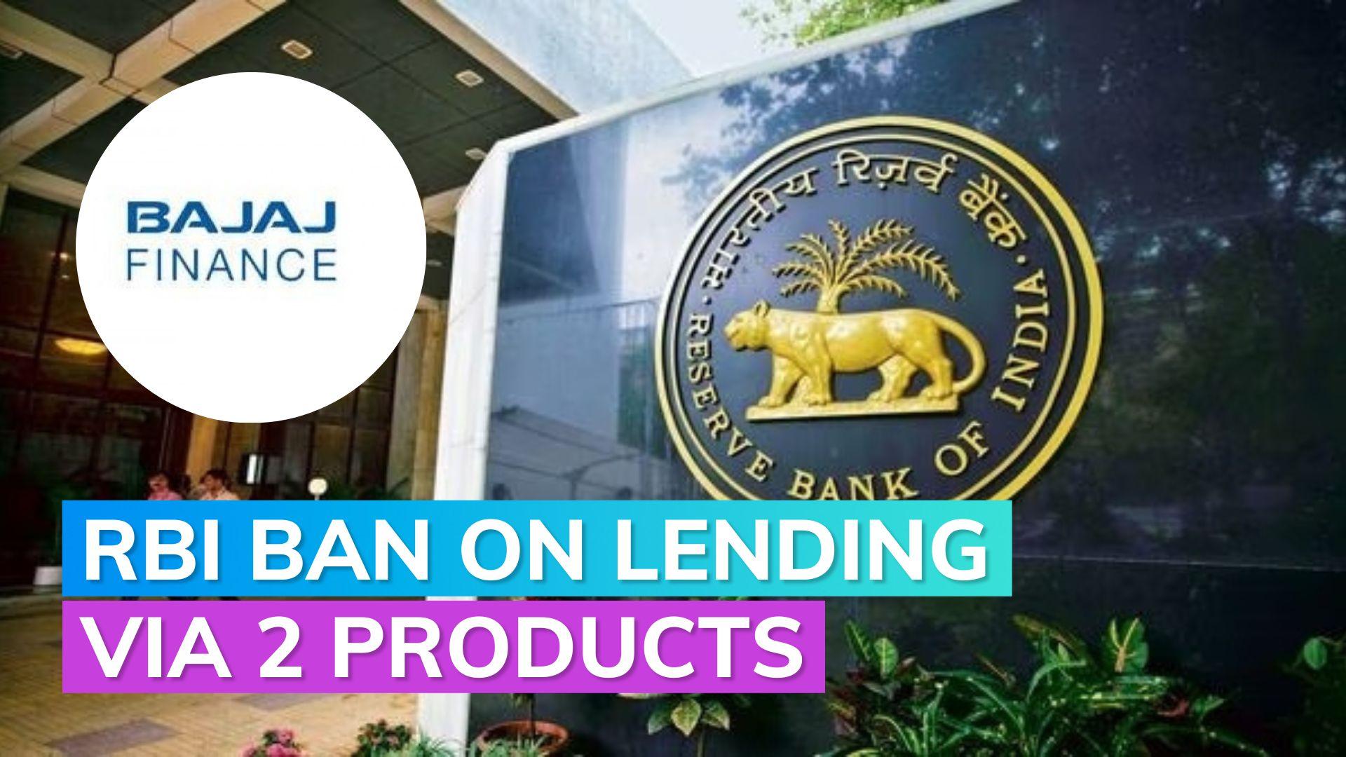 RBI directs Bajaj Finance to halt loans for eCOM and Insta EMI card ...