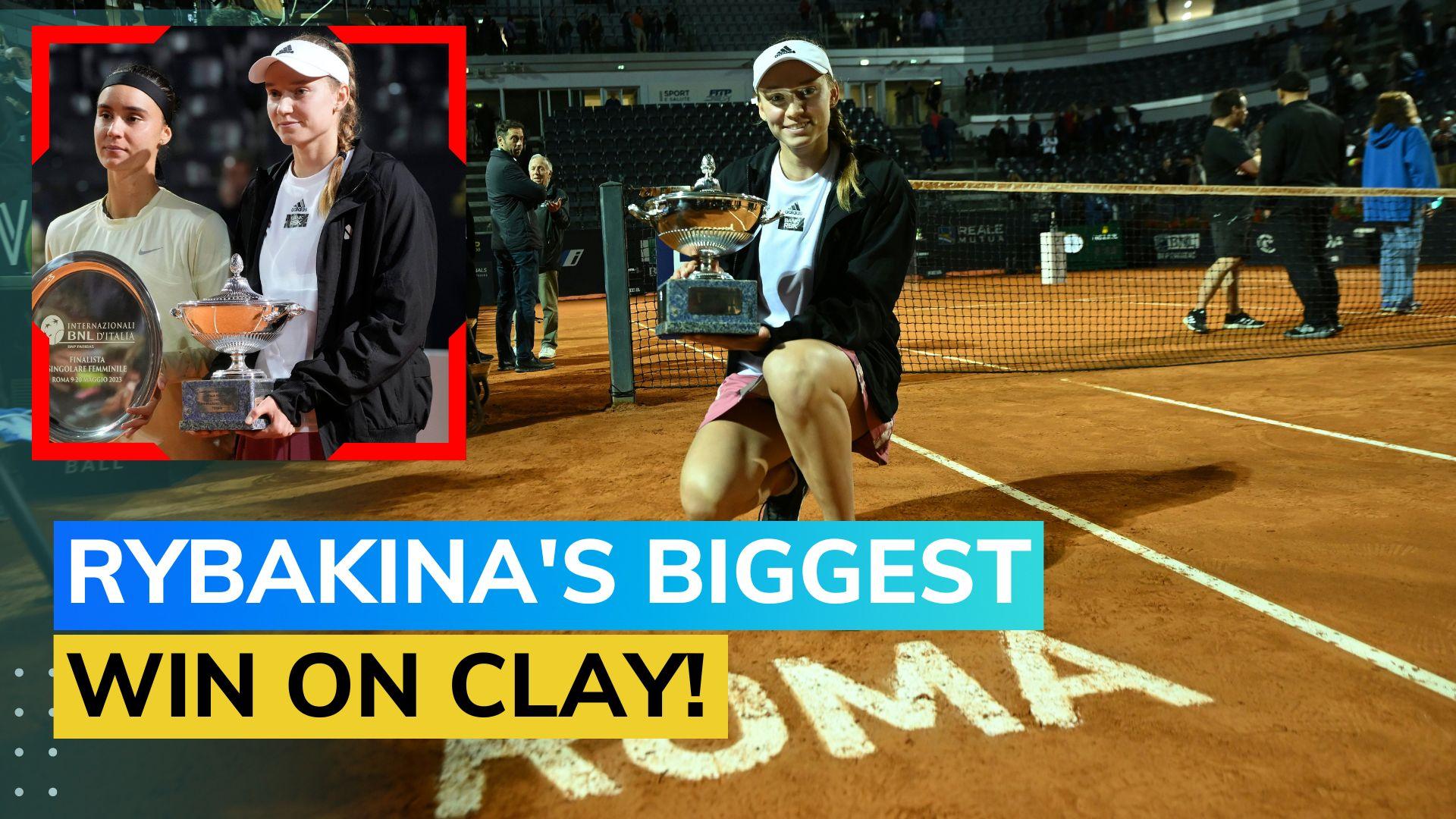 Wimbledon champion Elena Rybakina wins Italian Open | Editorji Wimbledon champion Elena Rybakina wins Italian Open | Editorji