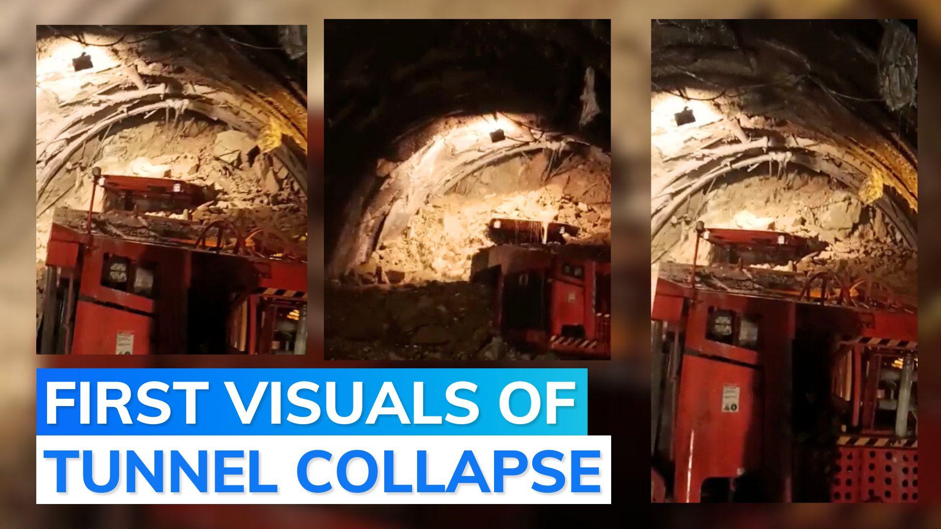 First visuals: Uttarkashi tunnel collapse caught on camera | Editorji
