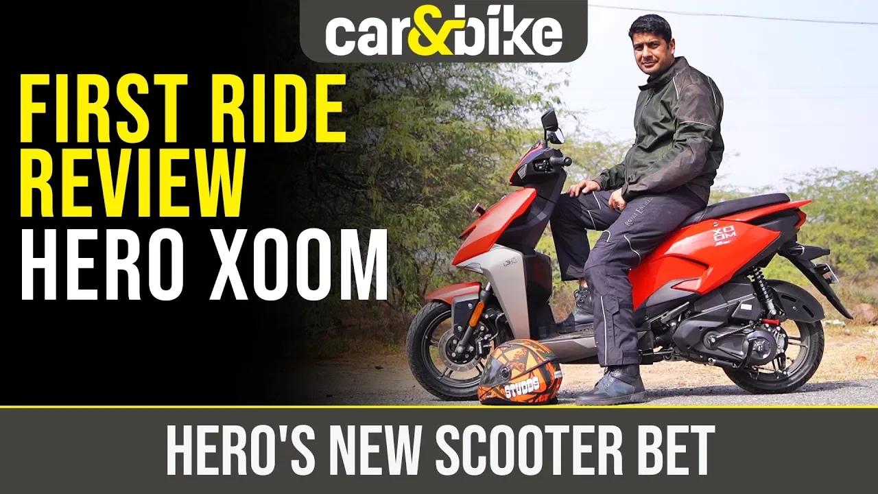 Hero Xoom 110 First Ride Review | Editorji