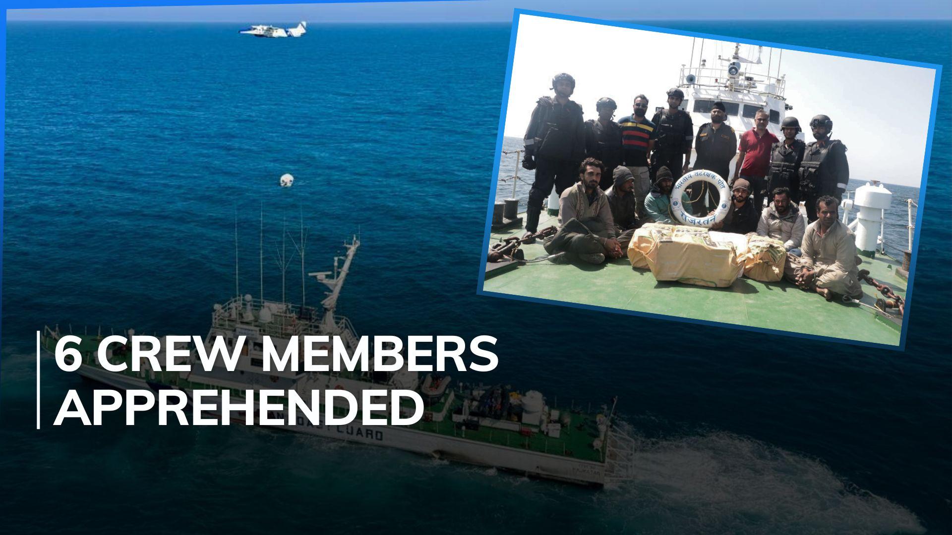 Pakistani boat with narcotics worth ₹480 cr seized off Gujarat coast ...