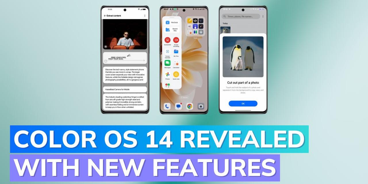 Oppo ColorOS 14 launched: Check new design, best features, and full ...