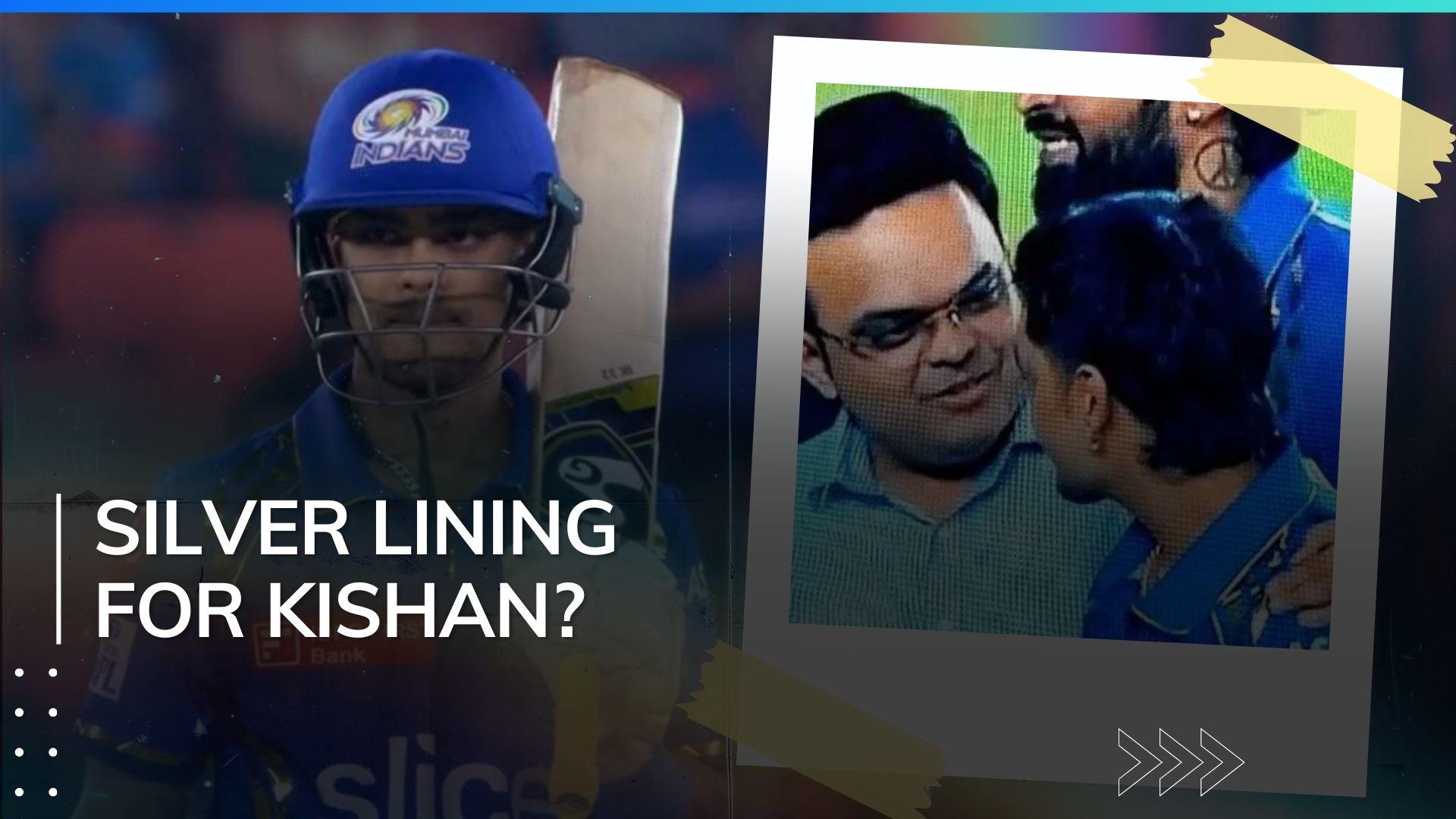 Ray of hope for Ishan Kishan? Batter seen chatting with BCCI secretary Jay Shah | GT vs MI ...