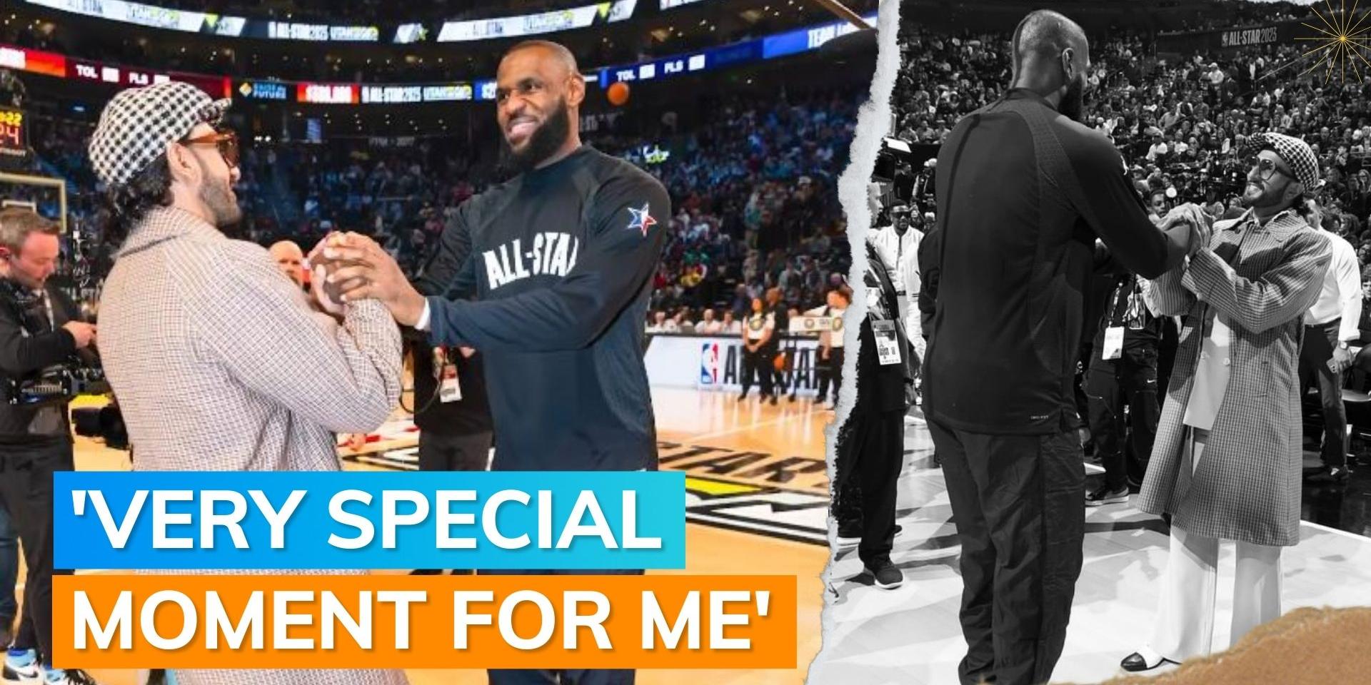 Ranveer Singh ‘overwhelmed’ after fanboy moment with LeBron James: ‘It ...