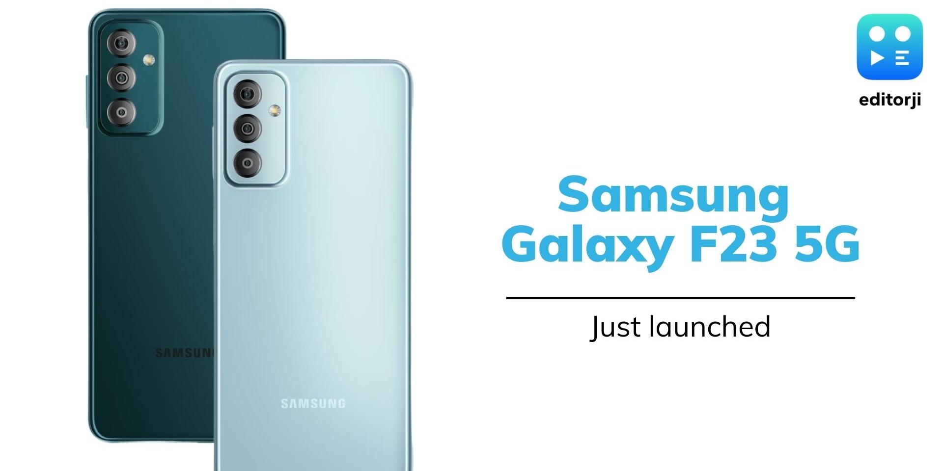 Samsung Galaxy F23 5G smartphone launched in India: check price, specs ...