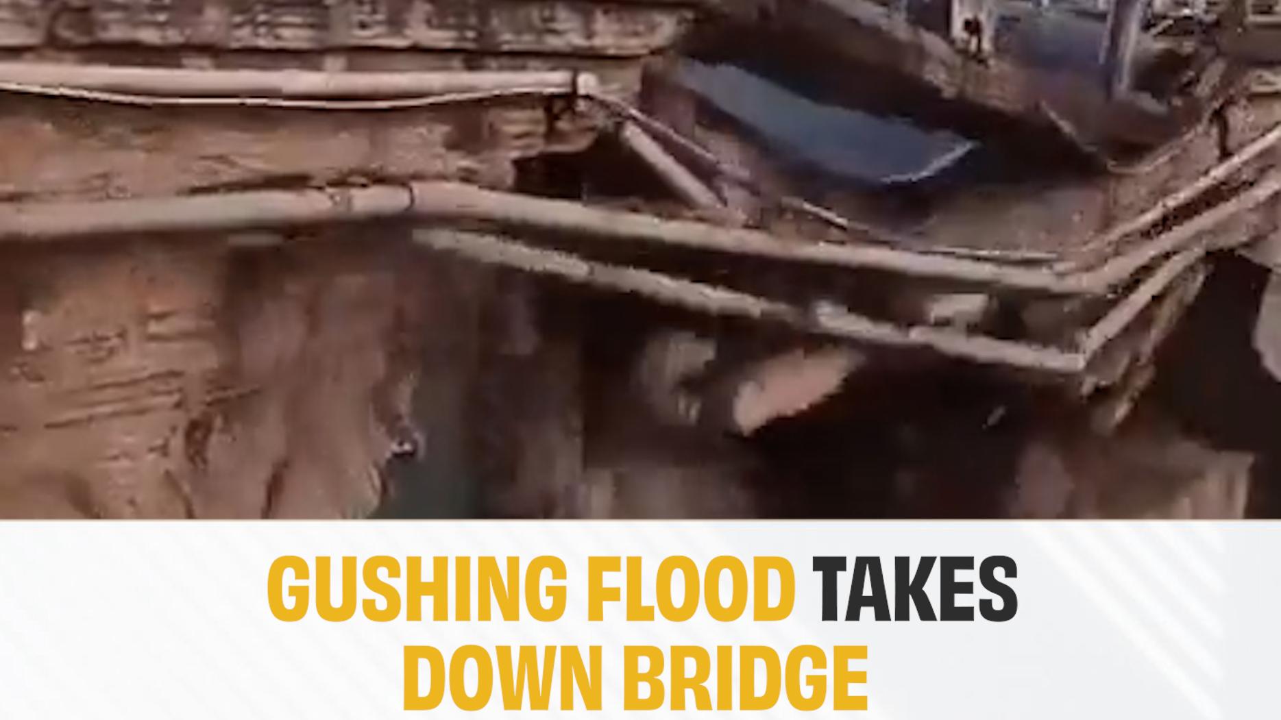 Dramatic Visuals: Decades-Old Bridge Collapses in China | Editorji