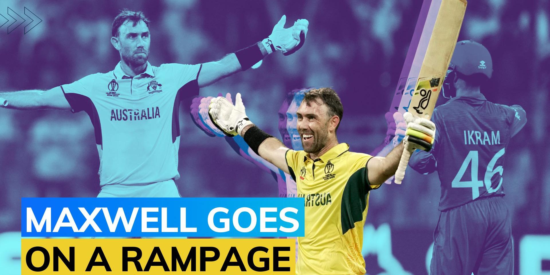 AUS vs AFG: Glenn ‘Mad’ Maxwell smashes most remarkable double hundred ...