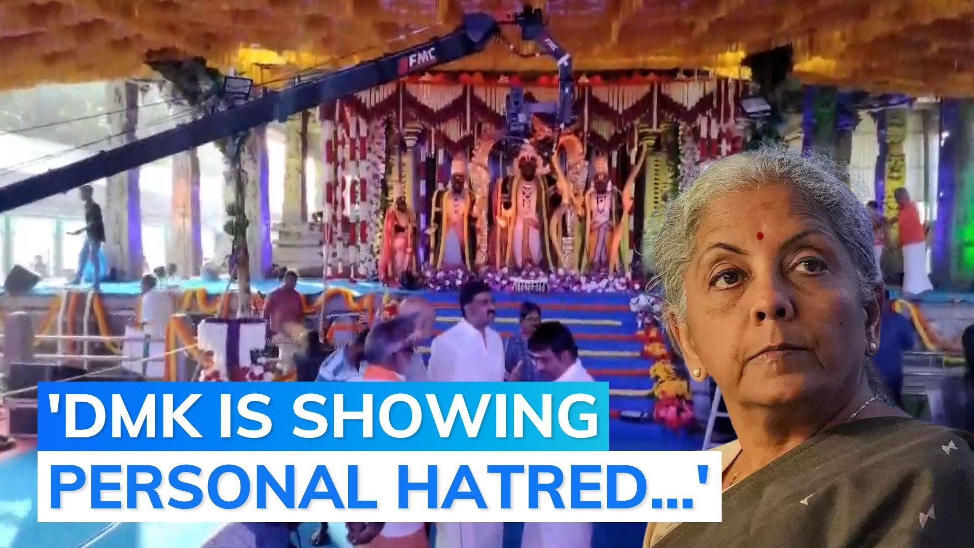 ‘Hindu-hating DMK’: Nirmala Sitharaman hits out at Tamil Nadu govt for ...